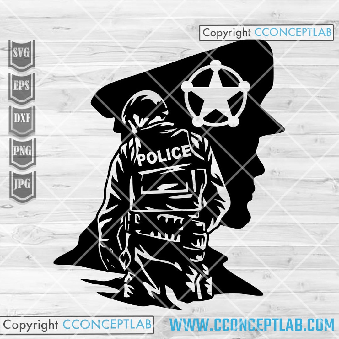 Police Svg | First Responder Cutfile | Deputy Dad Clipart | Sheriff ...