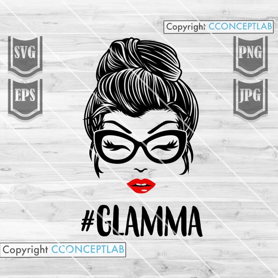 Glamma Svg Glamma Shirt Glamma Png Grandma Svg | Etsy