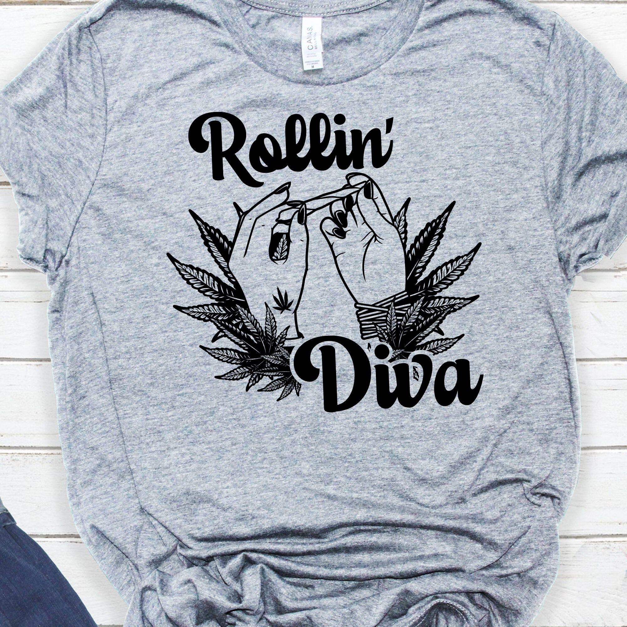 Rollin' Diva Svg File || Rolling Joint Svg || Girl Rolling Joint Svg ...