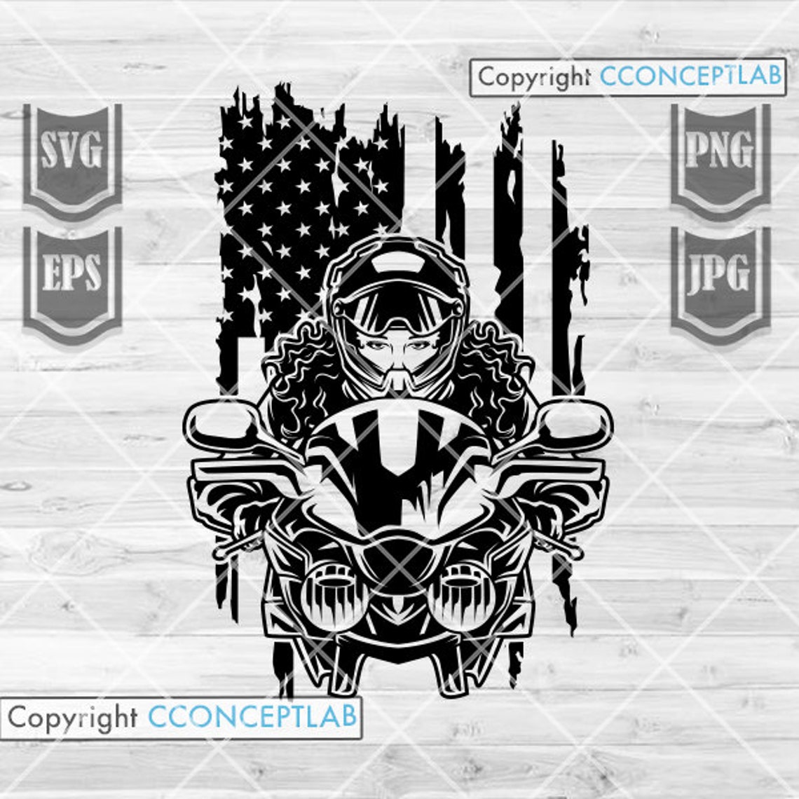 US Girl Biker Svg Biker Chic Svg US Lady Biker Svg Biker - Etsy