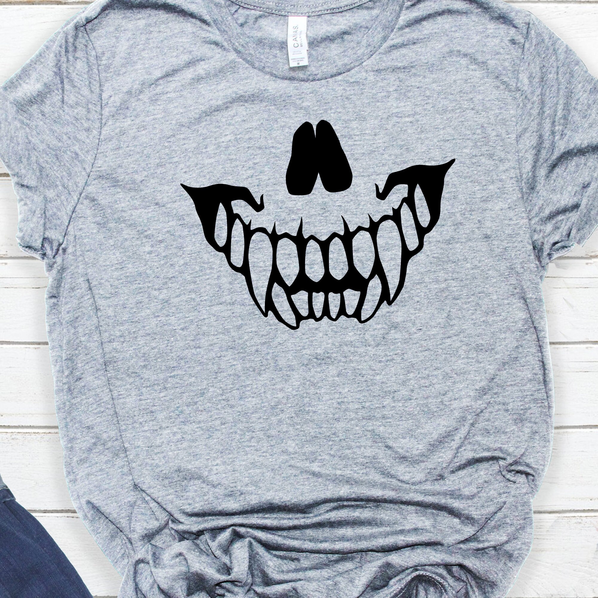 Sharp Scary Teeth Svg File Teeth Clipart Scary Skull - Etsy Finland