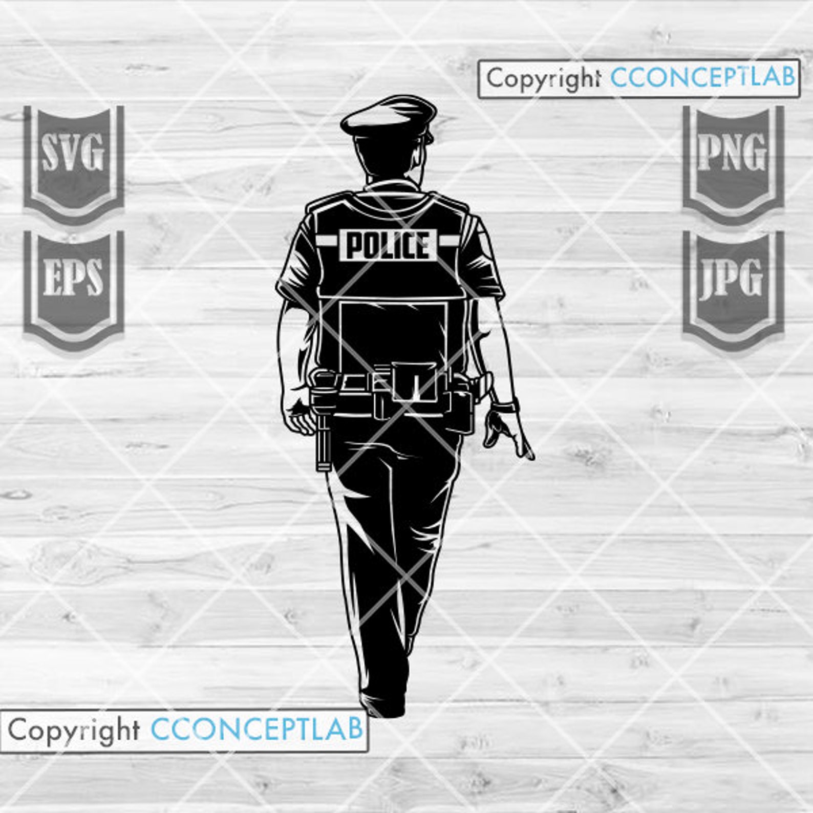 Police Officer Svg Police Svg Police Man Svg Police | Etsy