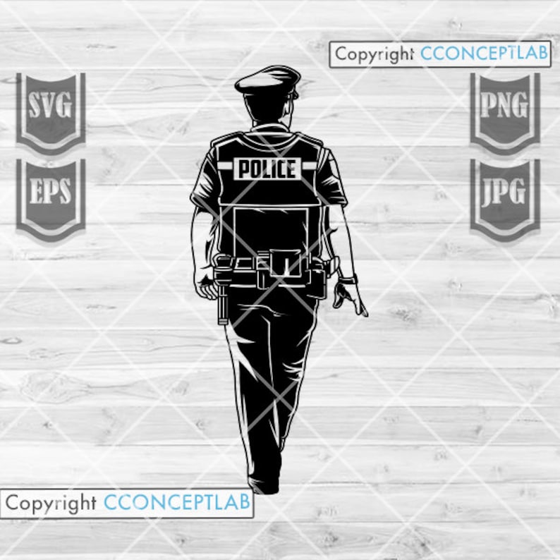 Police Officer Svg Police Svg Police Man Svg Police | Etsy