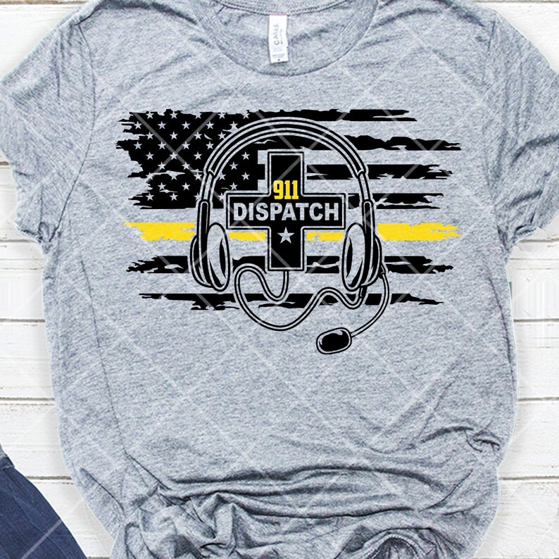 US 911 Dispatcher Svg First Responder Clipart Emergency - Etsy