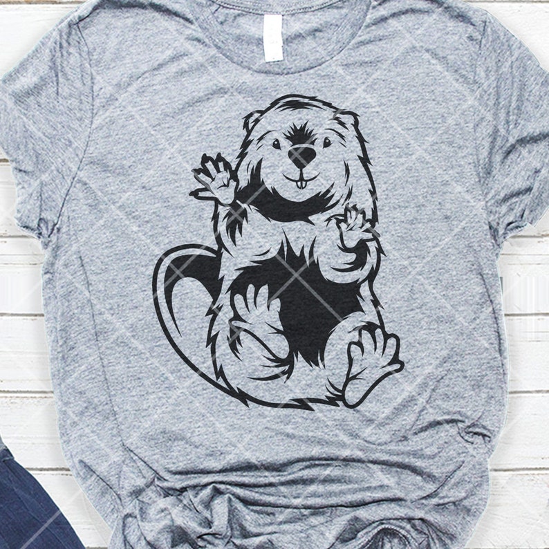 Beaver Svg Swamp Animal Clipart Woodland Stencil Opossum - Etsy