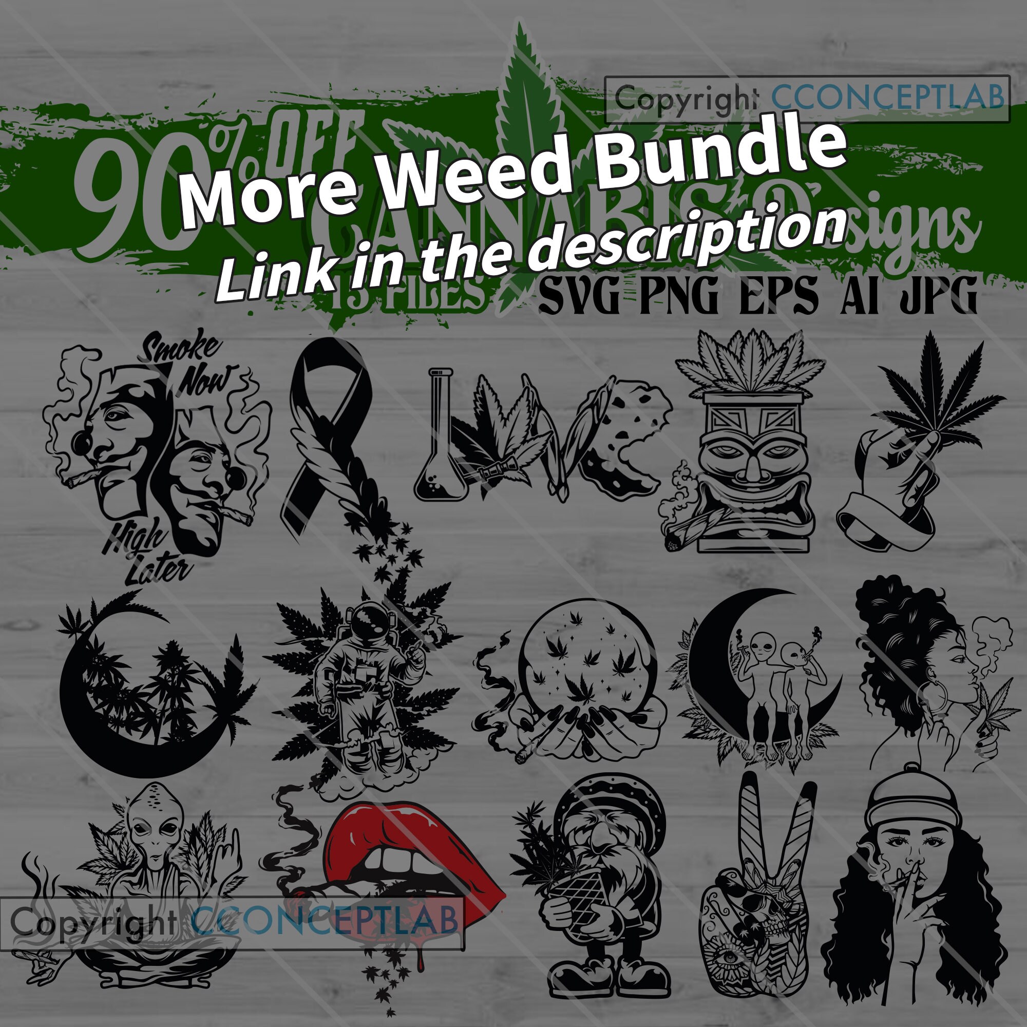 Afro Queen Cannabis Svg Diva Woman Clipart Black Weed | Etsy