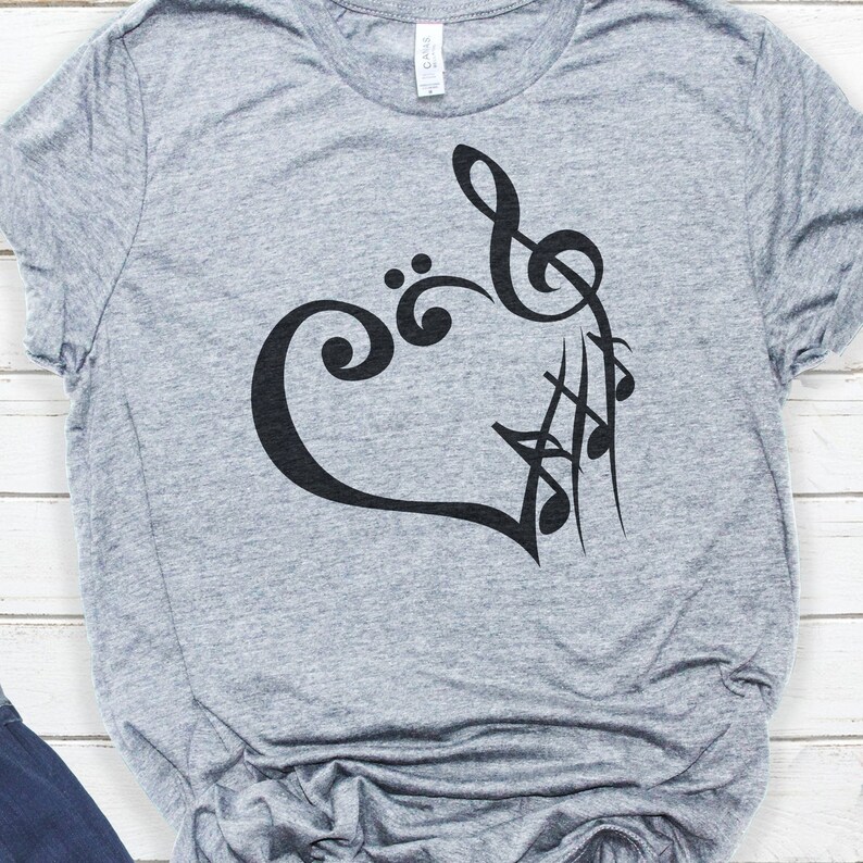 Music Lover Svg Love of Music Stencil Music Teacher Gift - Etsy