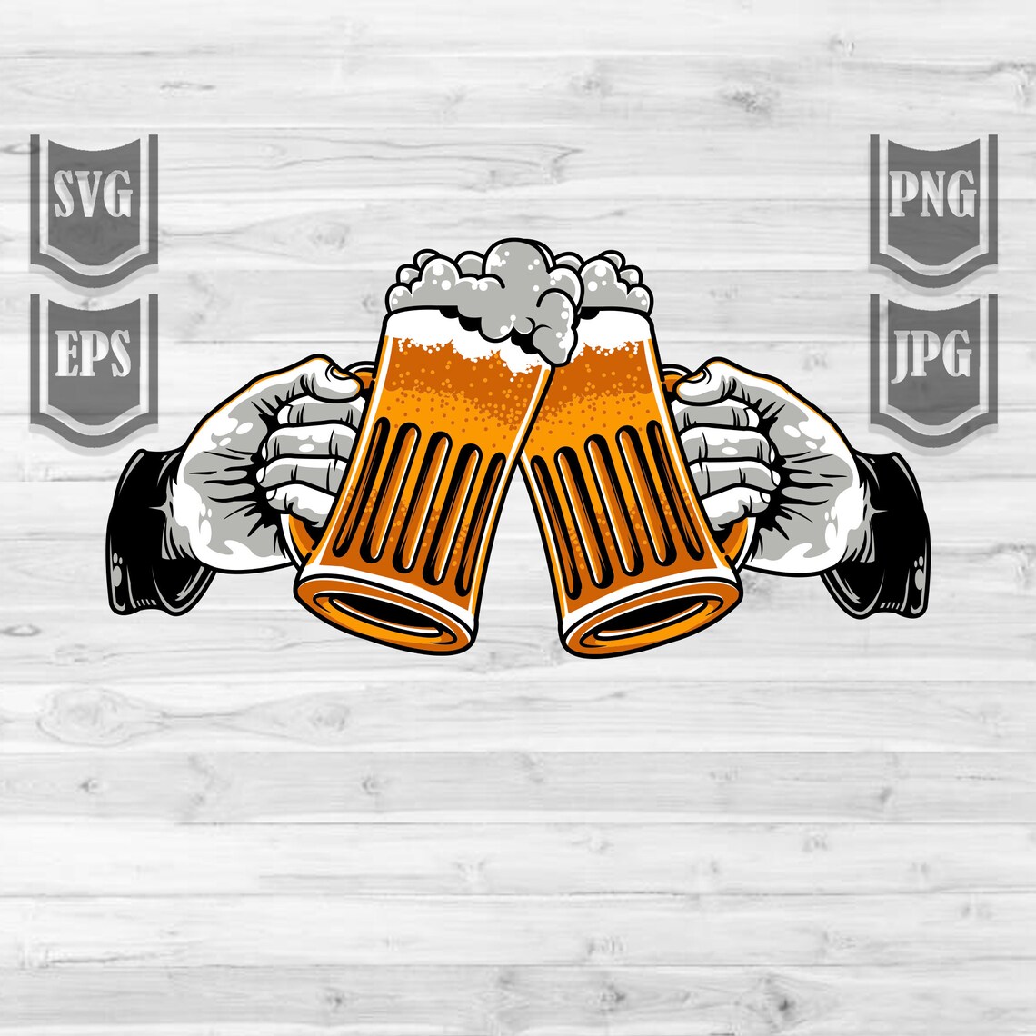 Beer Mug Cheers Svg | Beer House Monogram | Night Club Stencil ...