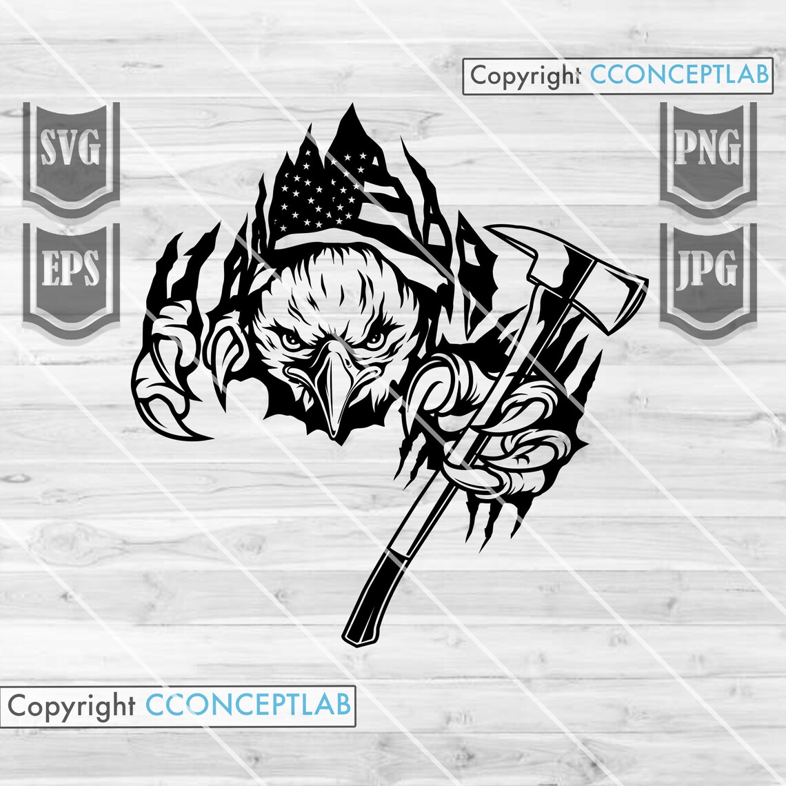 Firefighter Eagle Svg File Eagle Svg Firefighter Svg - Etsy