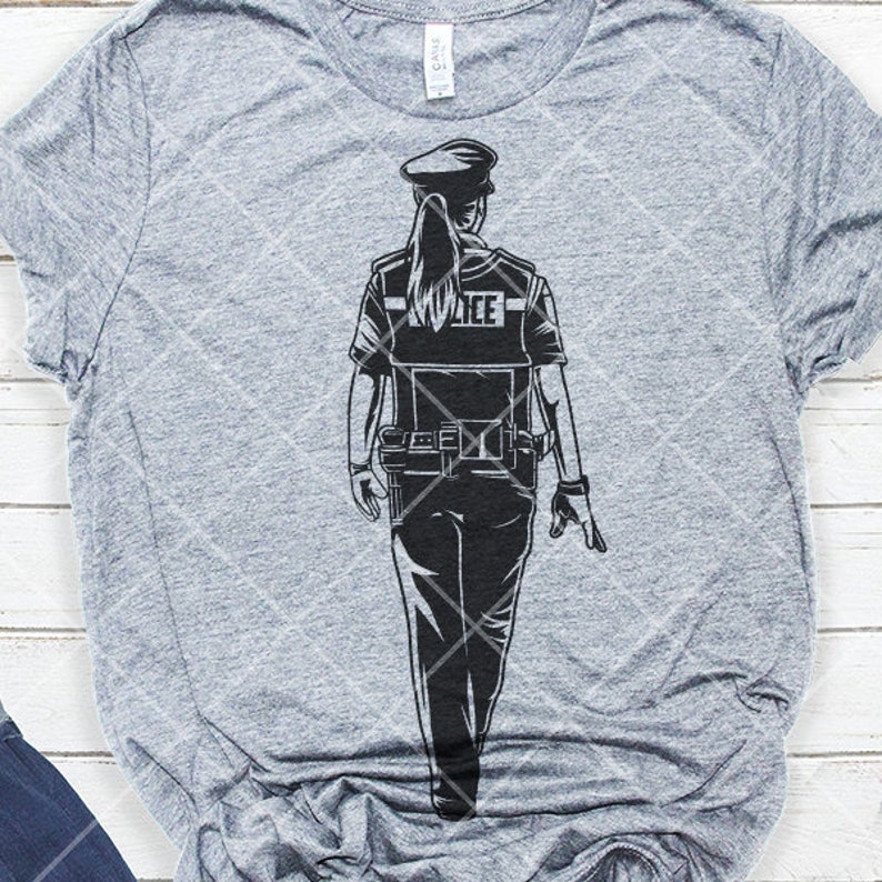 Police Woman Svg Police Woman Clipart Police Woman Cutfile - Etsy Canada