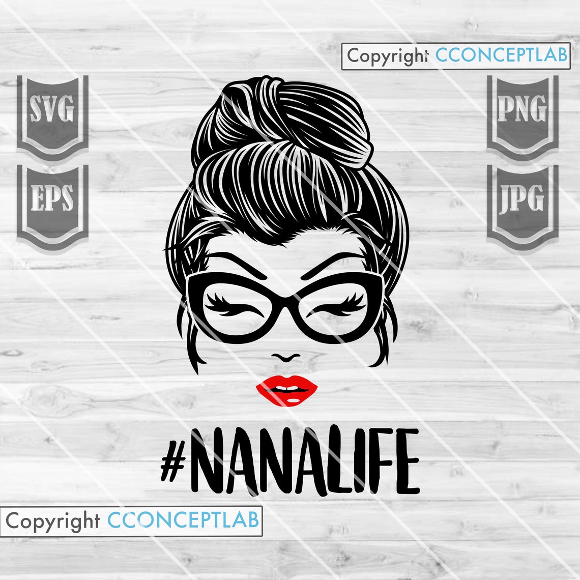 Nana Life Svg File Nana Shirt Nana Png Grandma Svg - Etsy