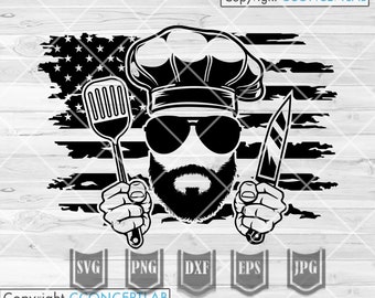Chef Dad Svg - Etsy