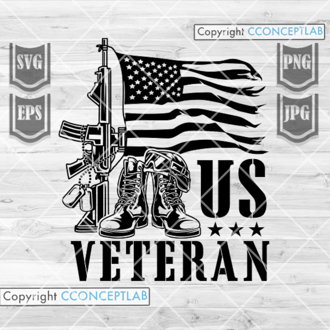 US Veteran Svg | Veteran Clipart | Veteran Shirt Svg | US Military Svg ...