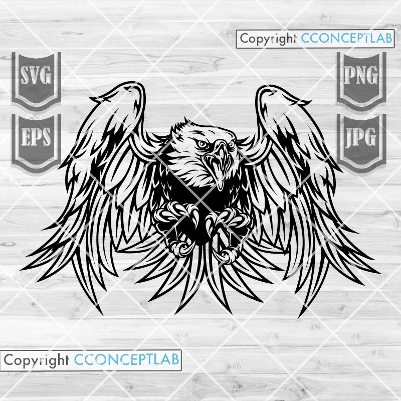 Adlerkopf Adler svg Adler Tier svg Vogel svg Adler-Schnittdateien ...