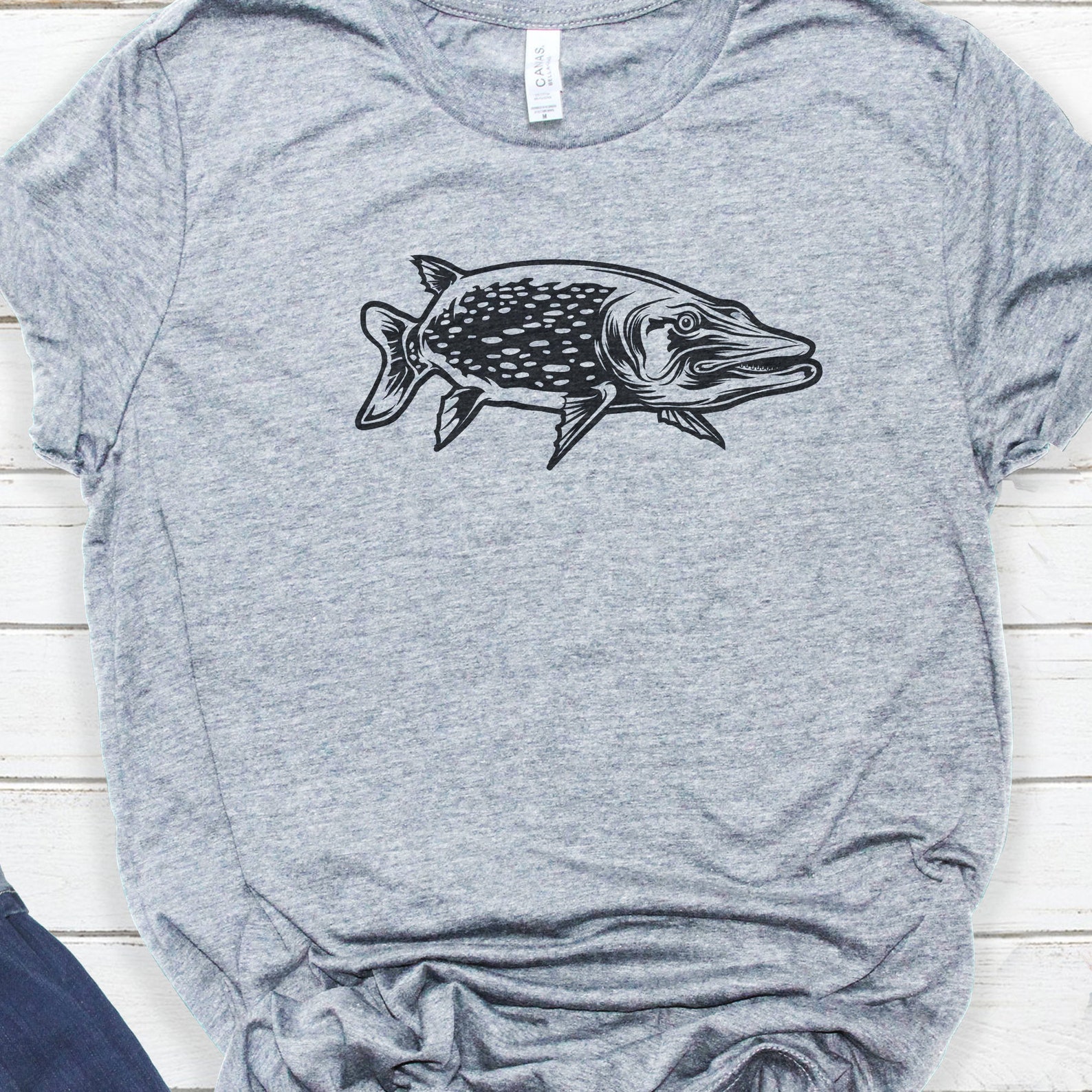 Pike Fish Svg Fresh Water Dxf Lake Fishing Cutfile River - Etsy