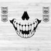 Sharp Scary Teeth Svg File || Teeth Clipart || Scary Skull Teeth Svg ...