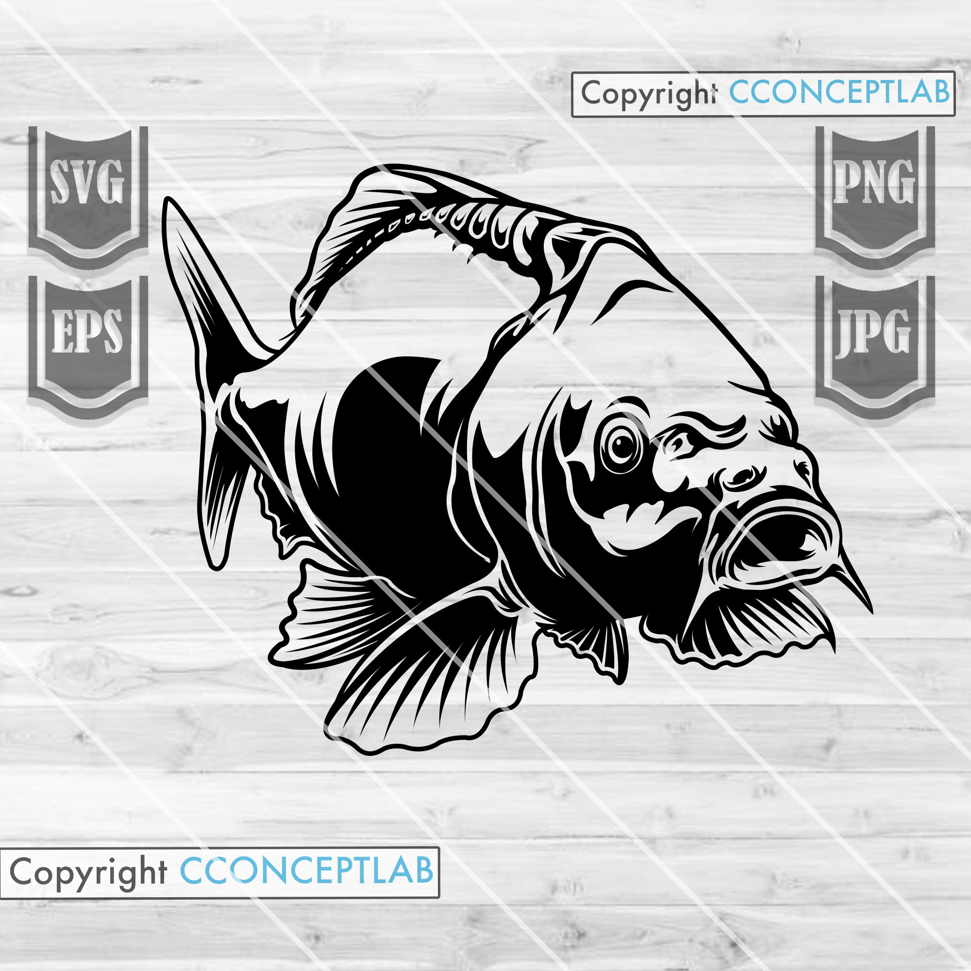 Carp Fish Clipart Carp Fish Svg Carp Svg Carp Fishing - Etsy UK