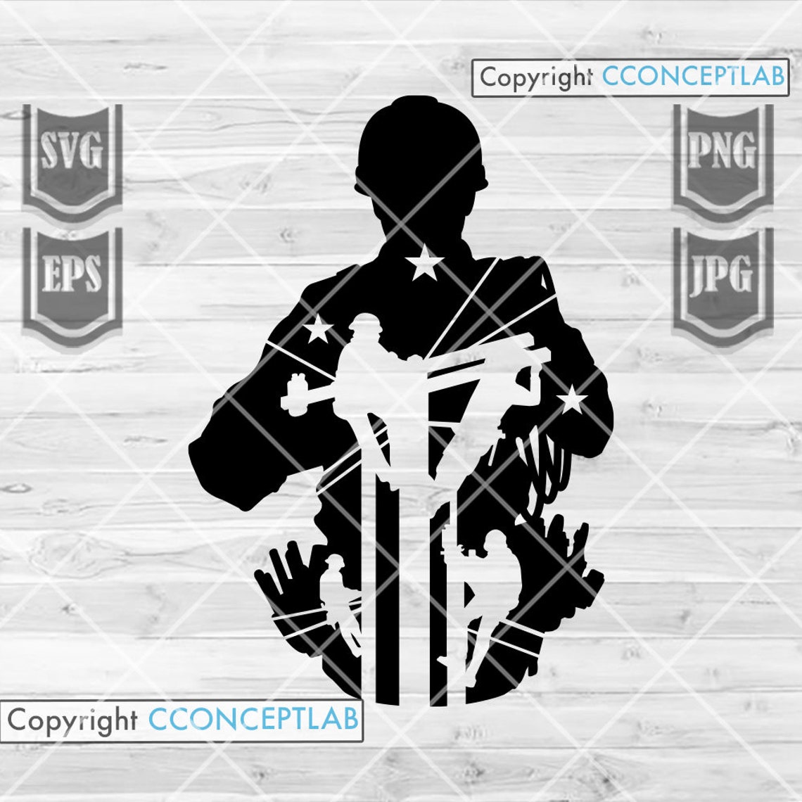 Lineman Scene Svg Line Worker Dad T-shirt Design Png Wire - Etsy