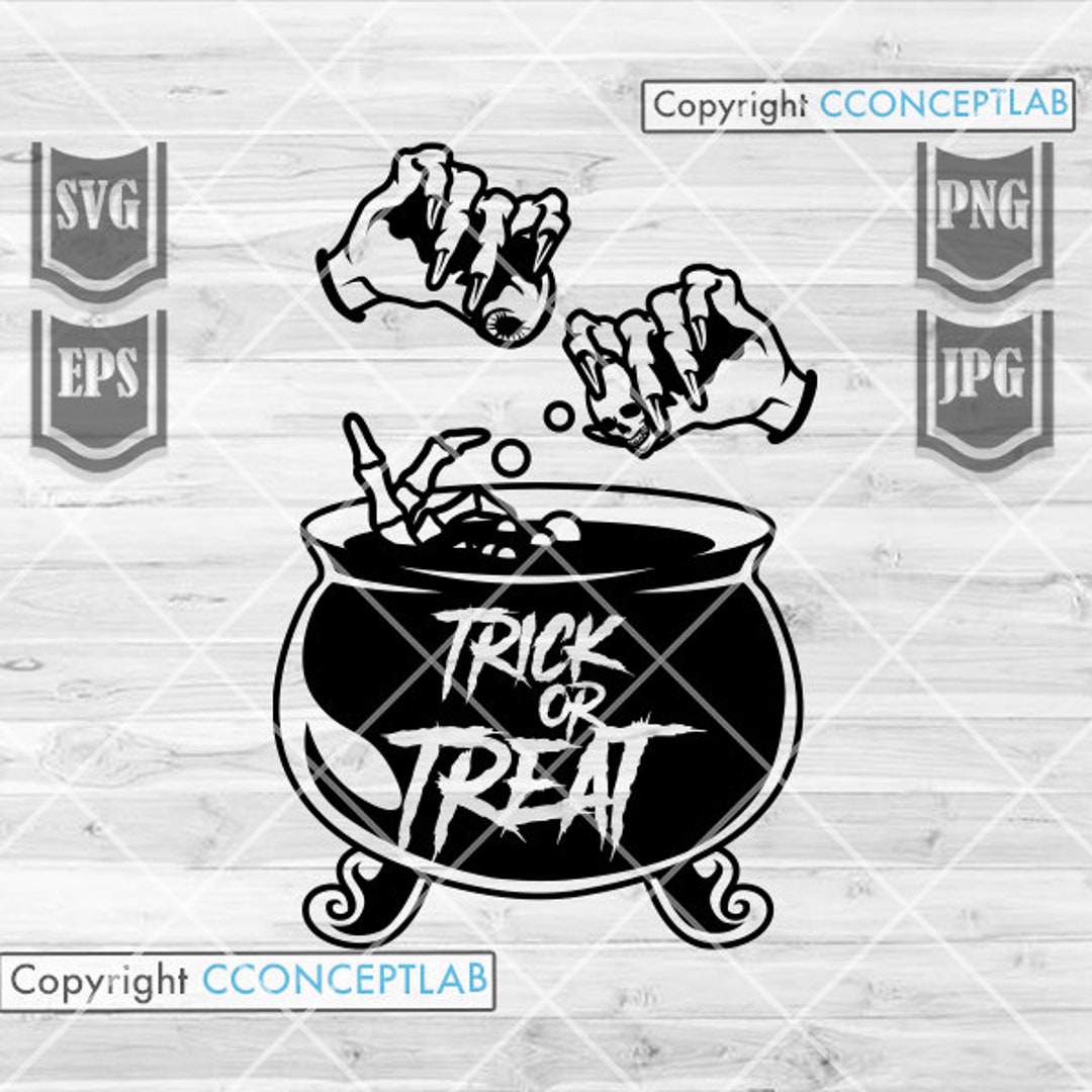 Cauldron Svg | Trick or Treat Svg | Cauldron Clipart | Cauldron Cutfile ...
