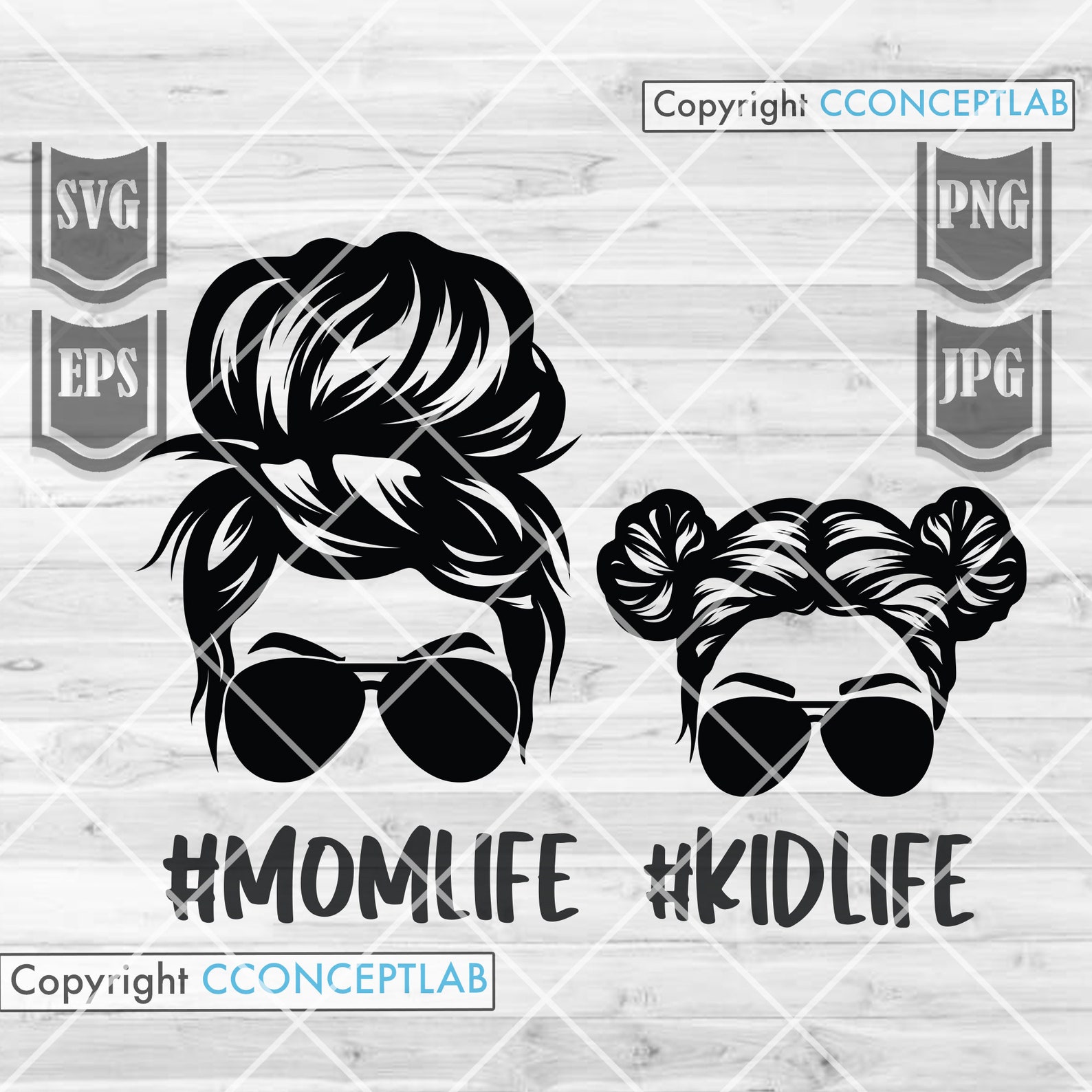 Mom Life Kid Life Svg || Mom Life Svg || Mom Life Cut Files || Messy ...