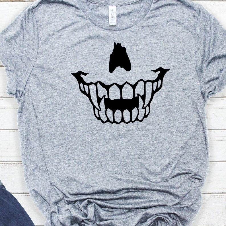 Sharp Scary Teeth Svg File Teeth Clipart Scary Skull | Etsy