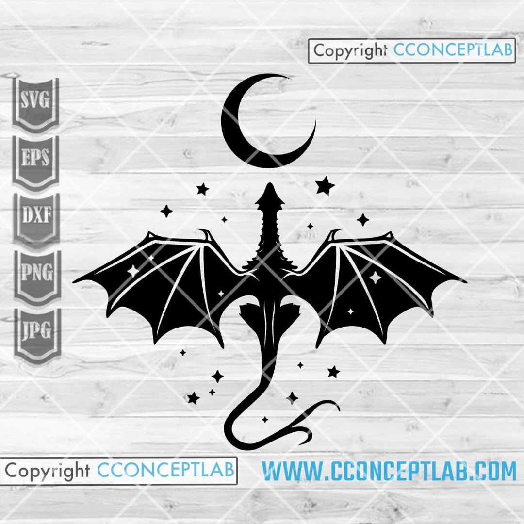 Dragon Mystical Svg | Myth Creature Clipart | Phoenix Shirt Png ...