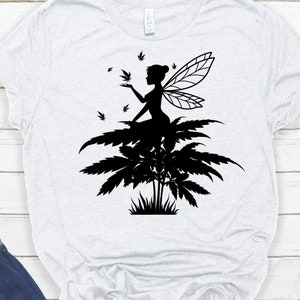 Cannabis Fairy Illustration || Svg || Cannabis Svg || Fairy Svg || Weed ...