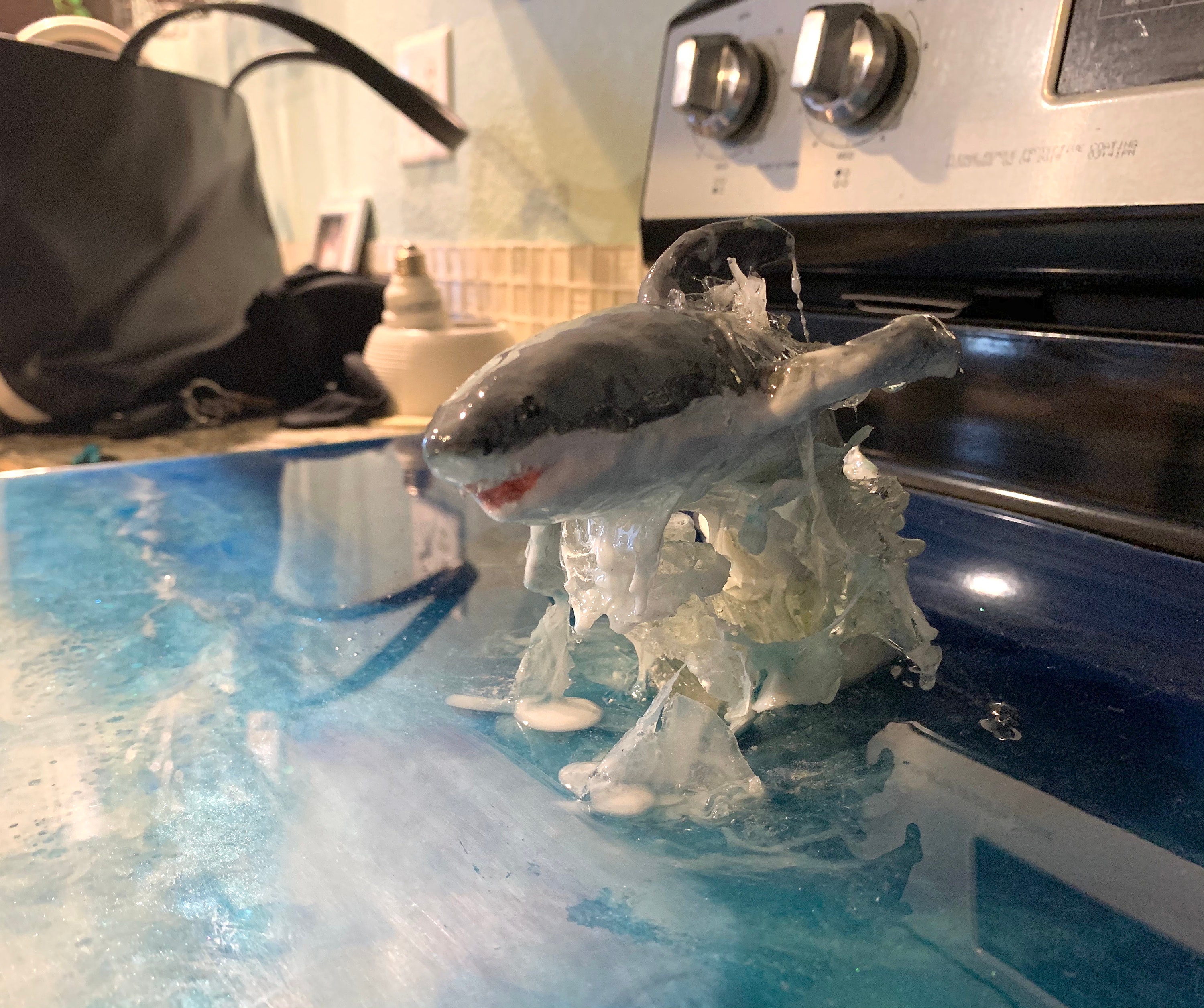 Great White Shark Resin Table - Etsy