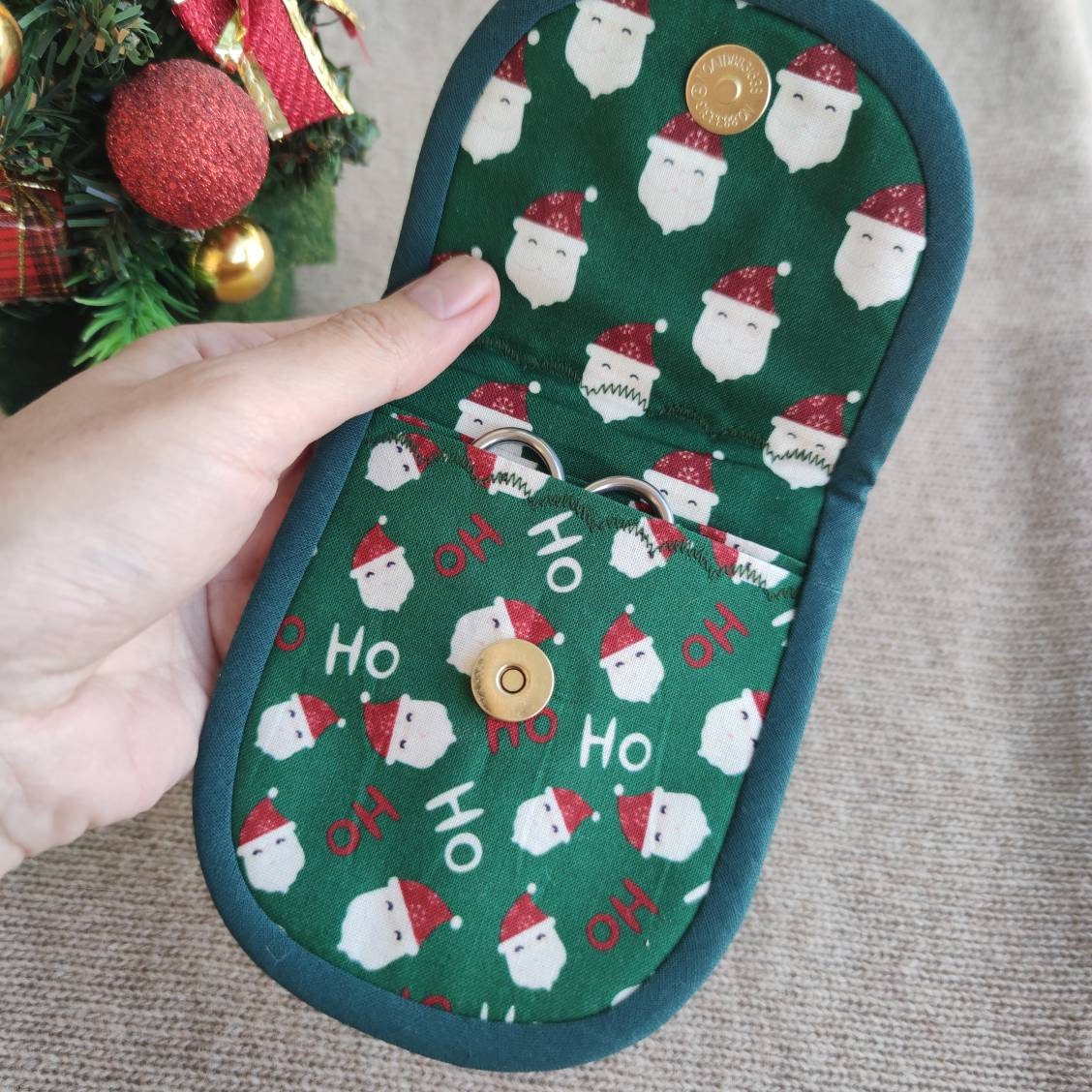 Scissors Case With Button Scissors Fabric Storage Blue - Etsy