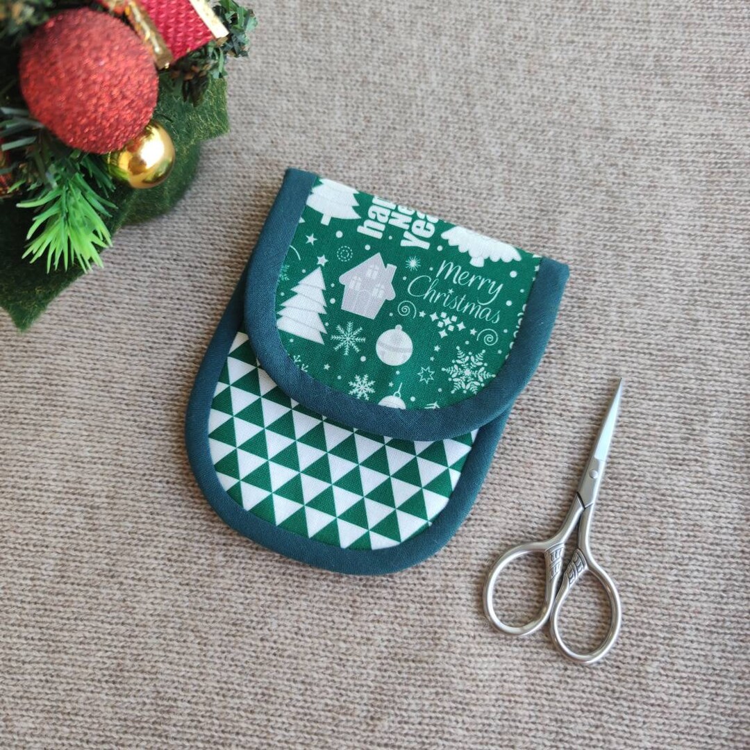 Christmas Cross Stitch Scissors Case Scissors Storage Scissors Textile ...