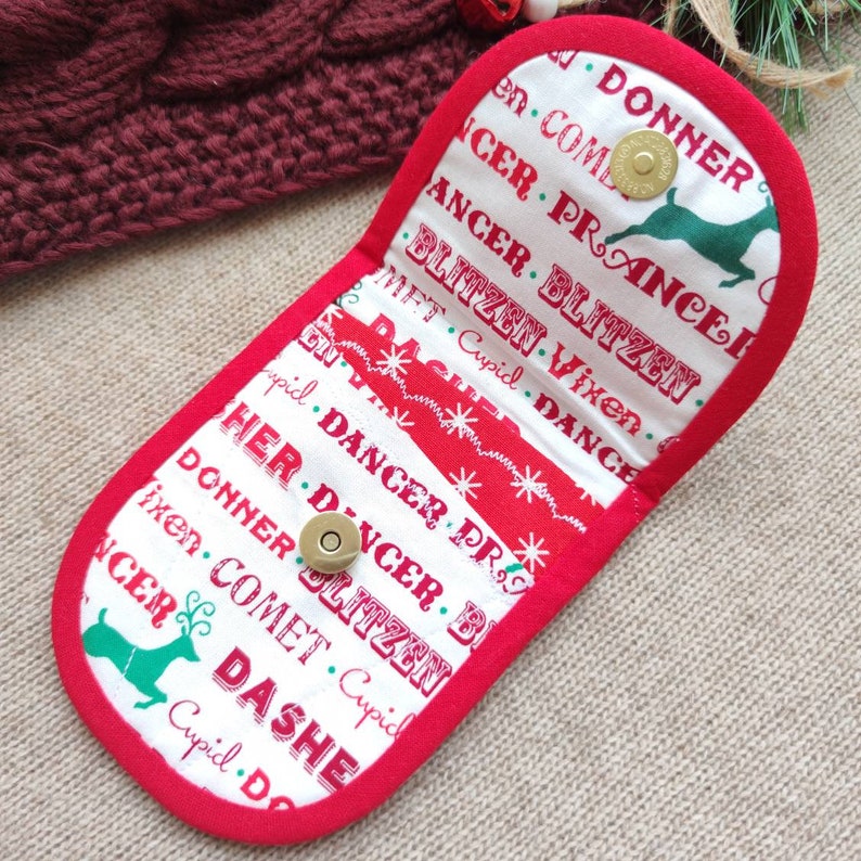 Red Embroidery Scissors Case Cross Stitch Scissors Case Scissors Holder ...