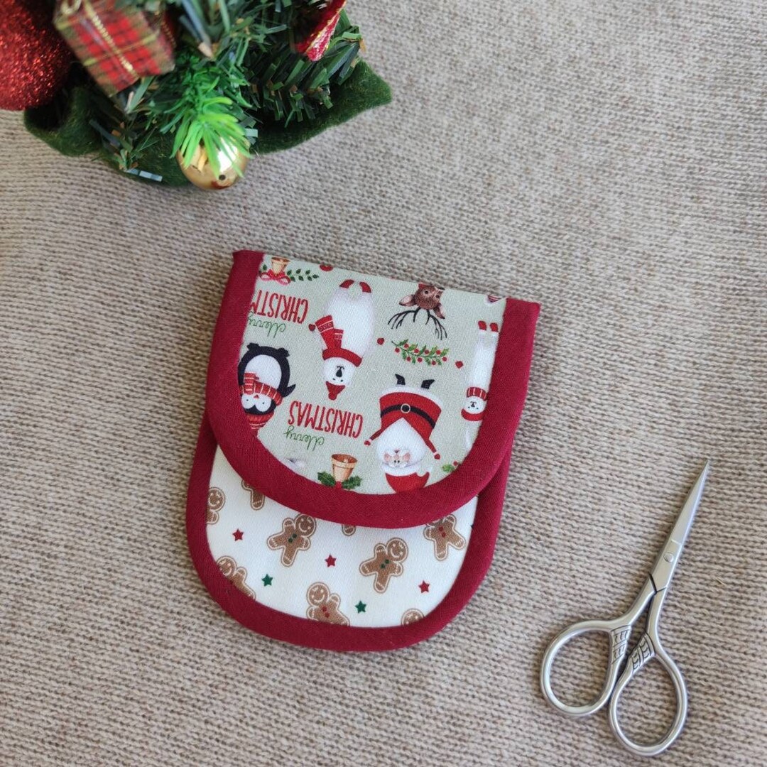 Christmas Cross Stitch Scissors Case, Protective Embroidery Sheath ...