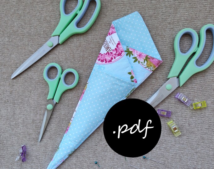 PDF Scissors Case - Sewing Pattern & Tutorial - Sewing Tools Case - DIY ...