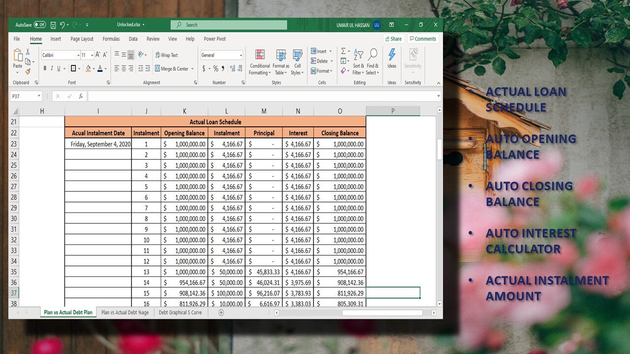 Debt Planner Editable Excel Template | Loan Planner | Debt Repayments ...