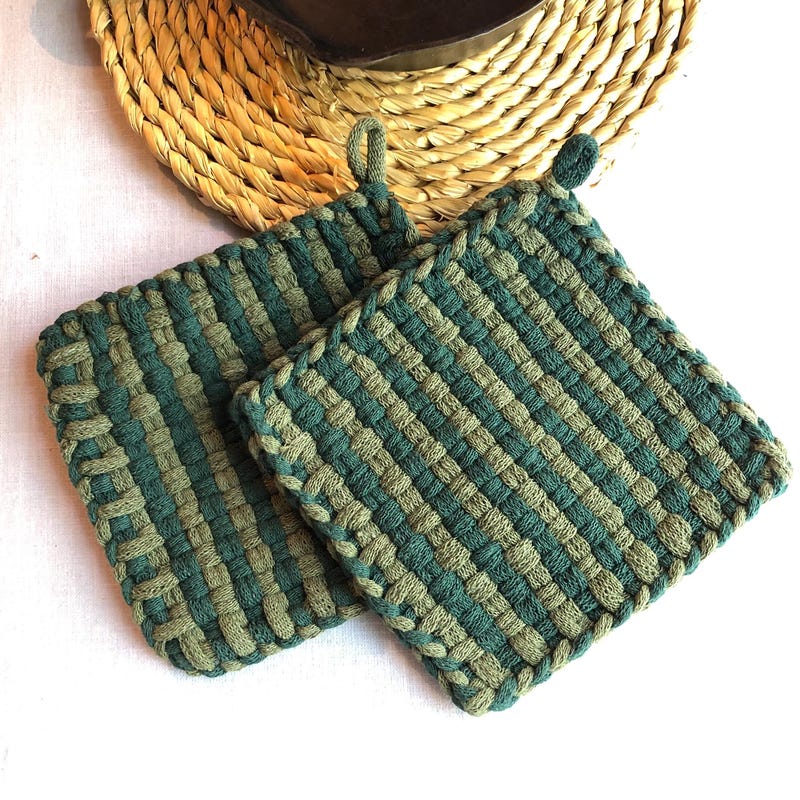Woven Potholder - Etsy