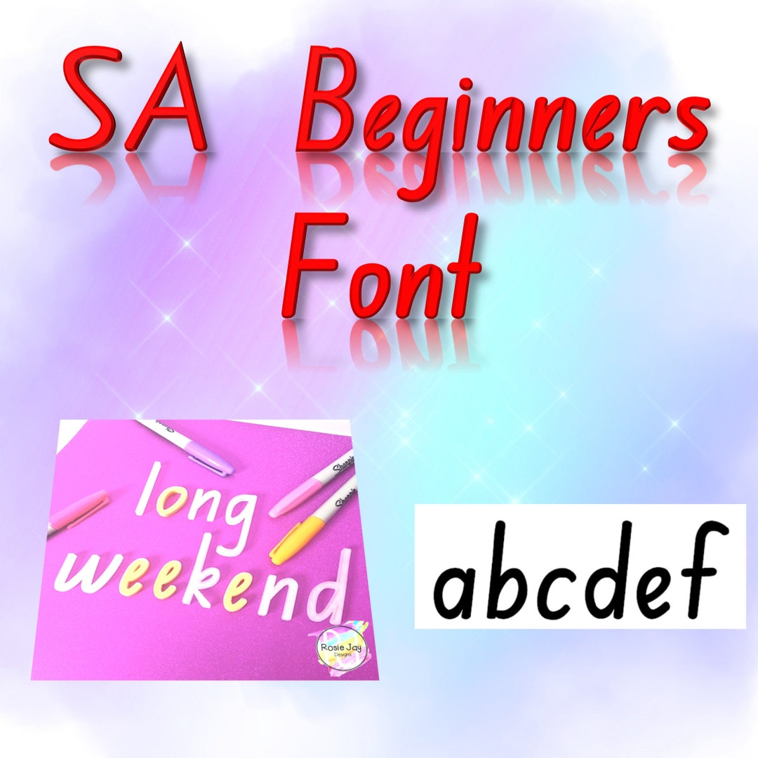 Resin Alphabet Set - SA Beginners Font PRE ORDER - Etsy