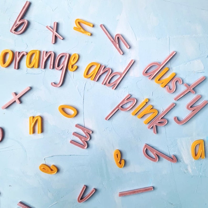 Resin Alphabet Set NSW Foundation Font - Etsy