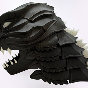Godzilla Armor Helmet, Cosplay Helmet, Costume Piece - Etsy