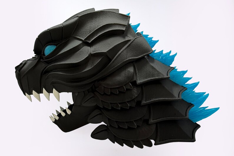 Godzilla Armor Helmet, Cosplay Helmet, Costume Piece - Etsy