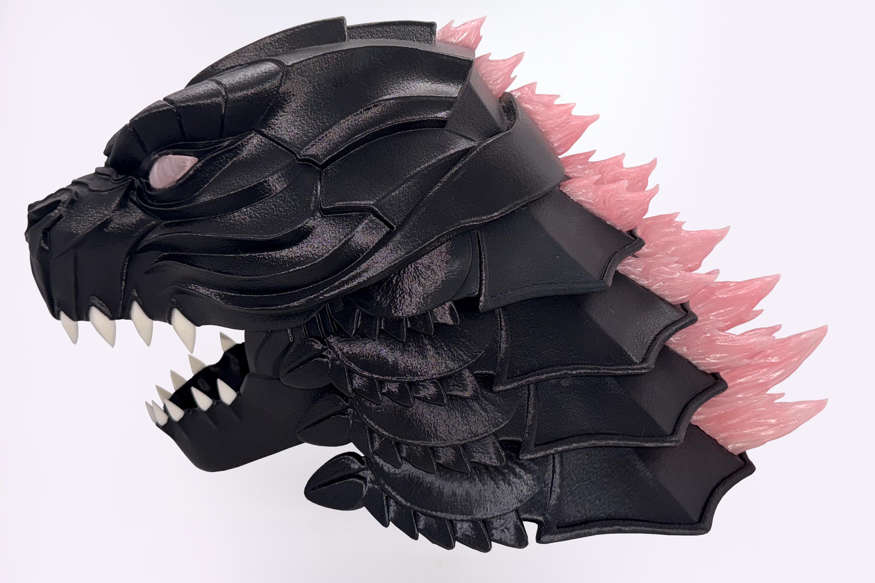 Godzilla Armor Helmet, Cosplay Helmet, Costume Piece - Etsy