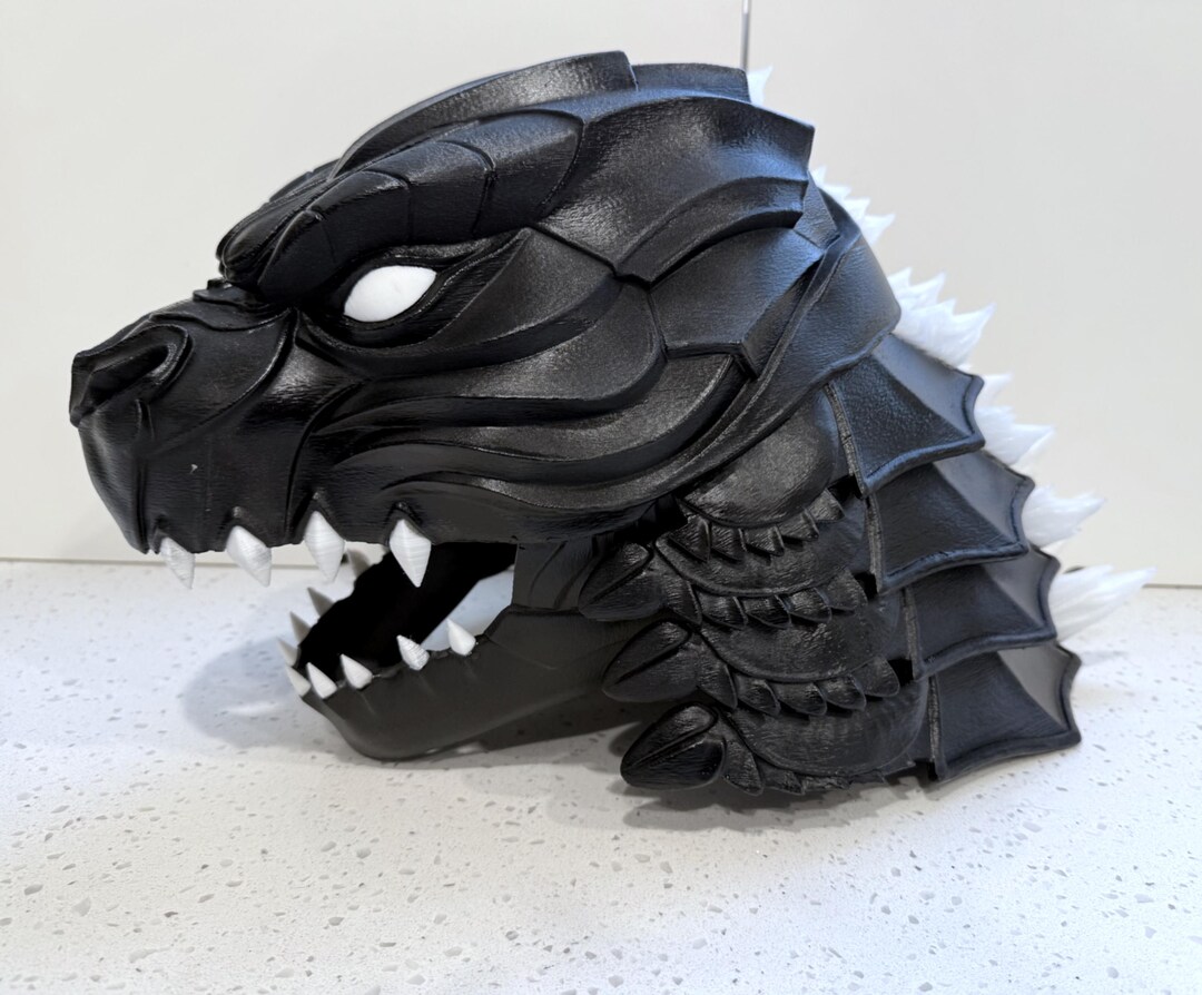 Godzilla Armor Helmet, Cosplay Helmet, Costume Piece - Etsy