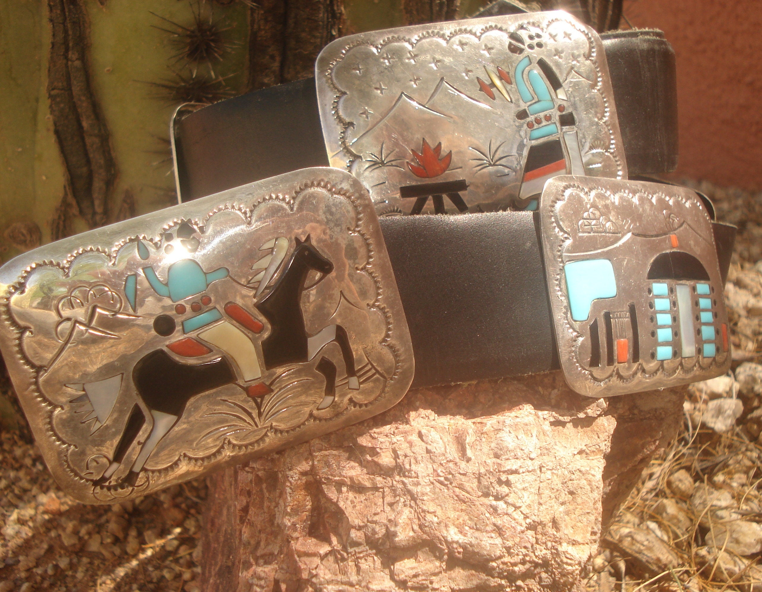 1970's Ben Becenti Storyteller Navajo Concho Belt - Etsy