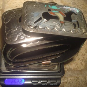 1970's Ben Becenti Storyteller, Navajo Concho Belt, Conchos With Navajo ...