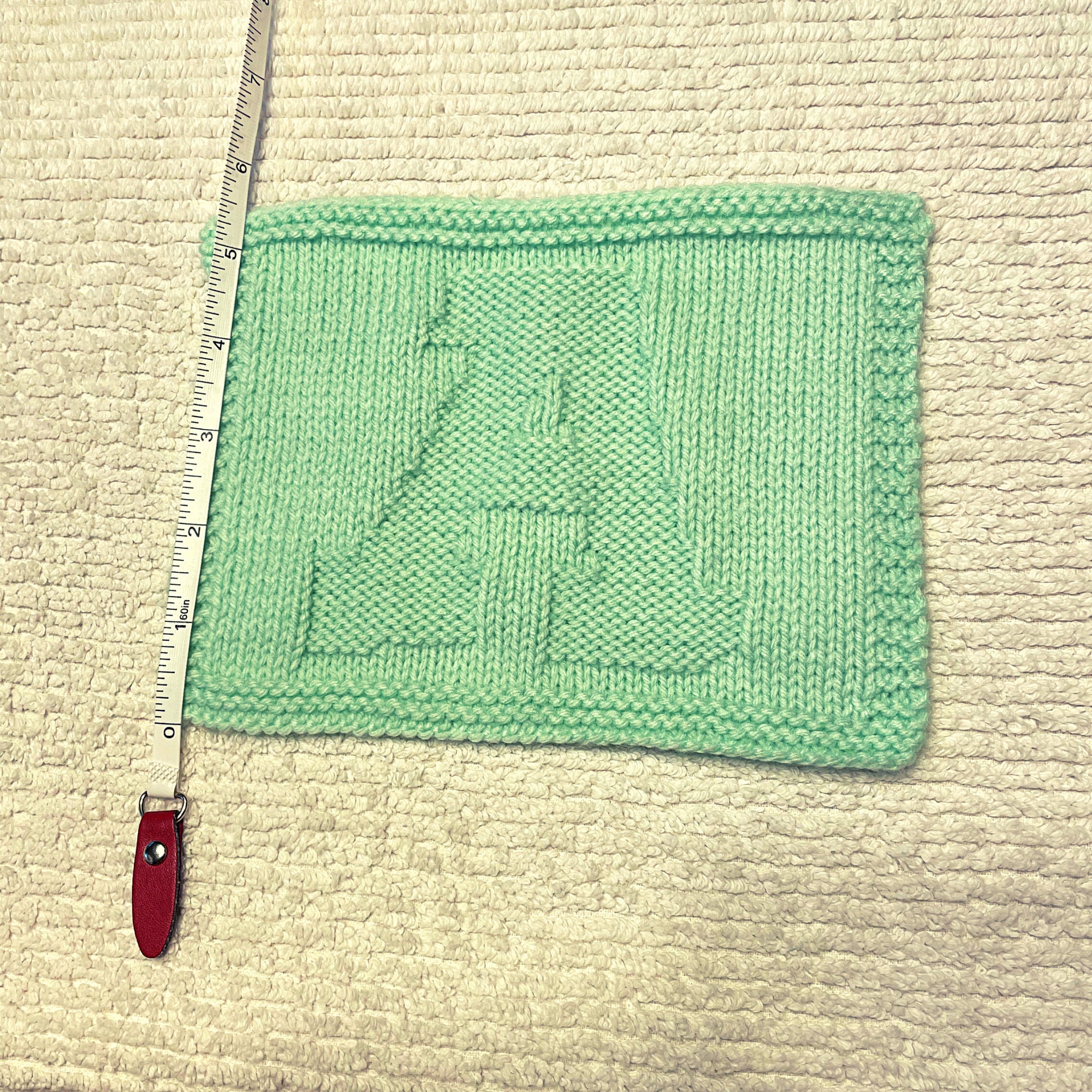 Knitting Pattern for Alphabet Letter A - Etsy