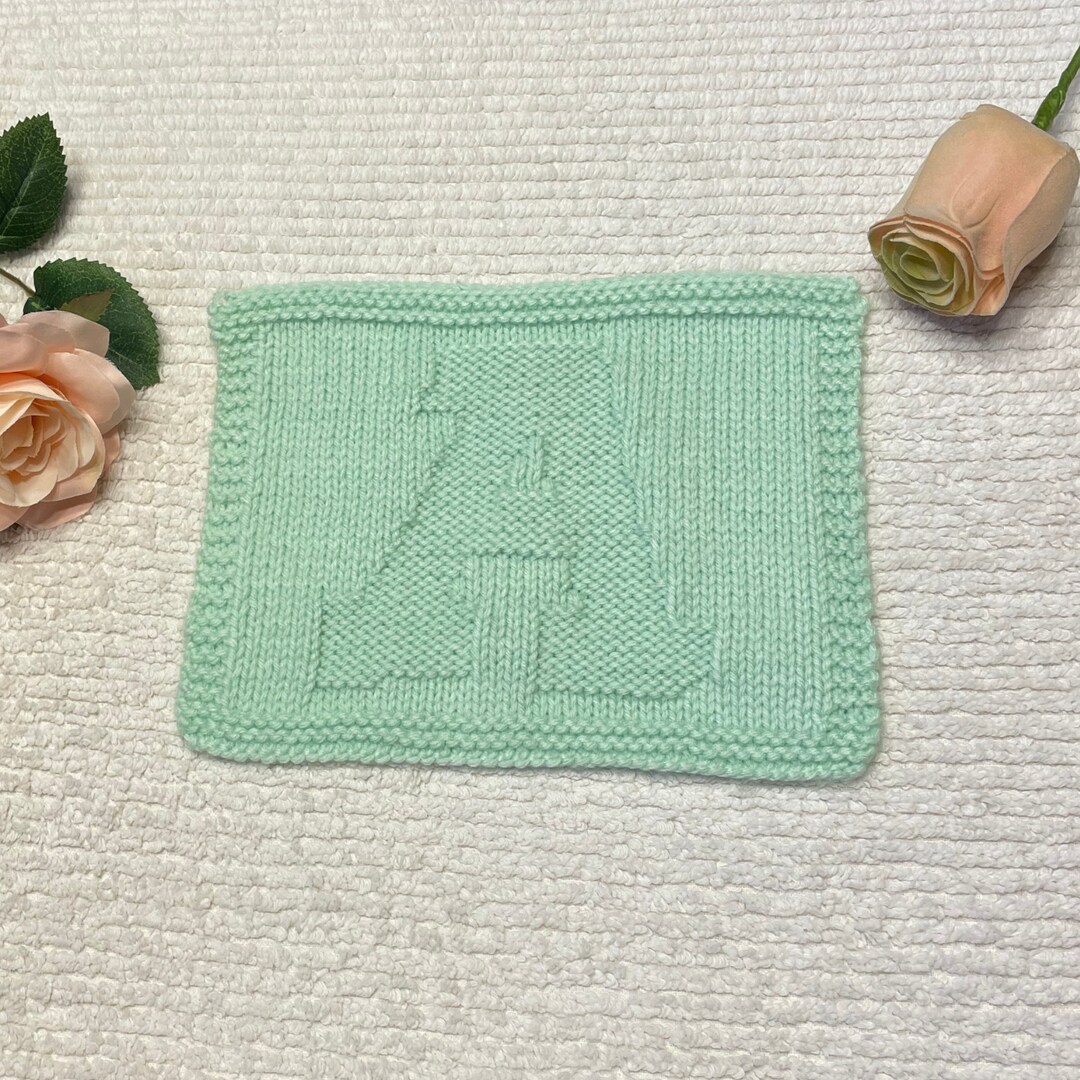 Knitting Pattern for Alphabet Letter A - Etsy