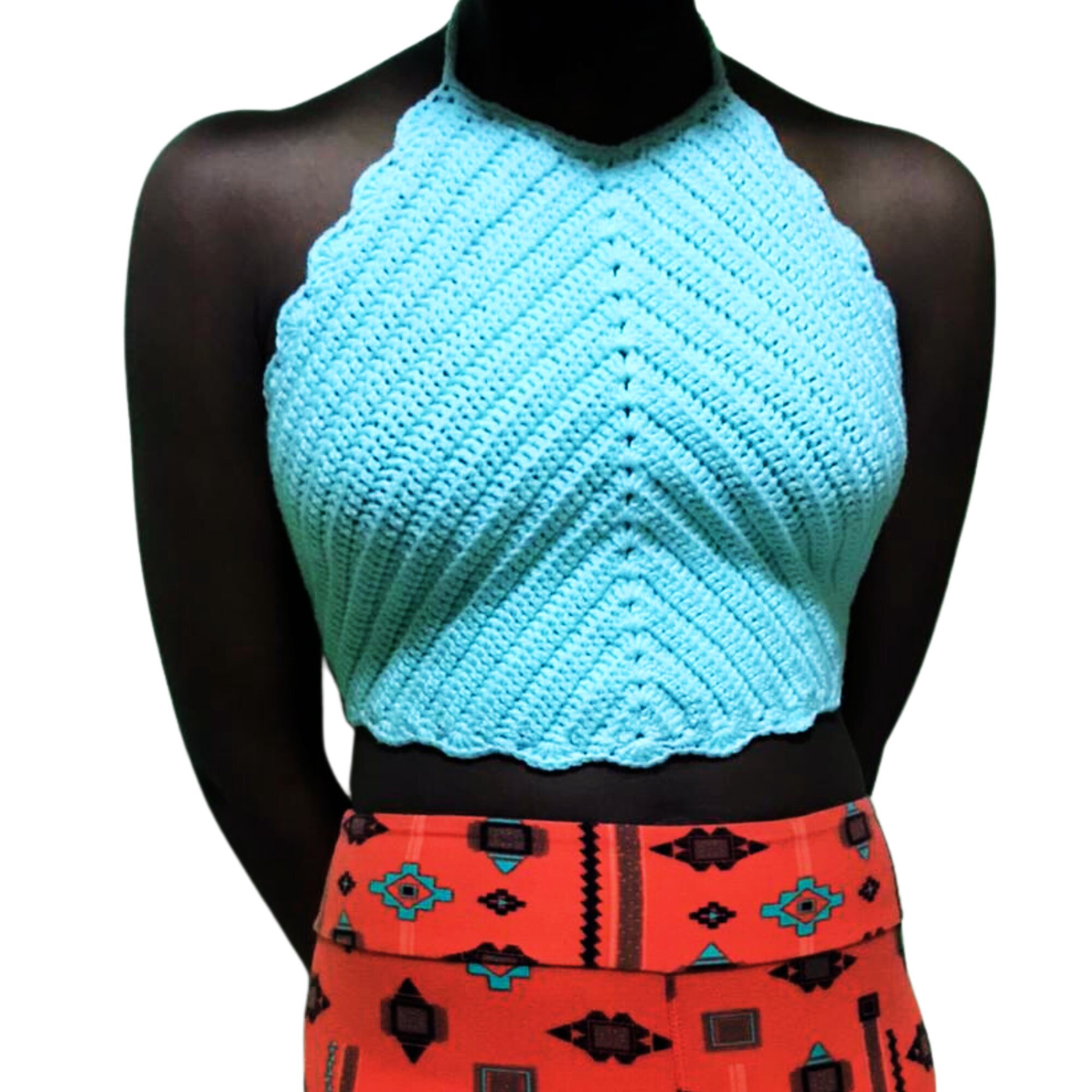 Beginner Friendly Halter Bare Back Top. - Etsy