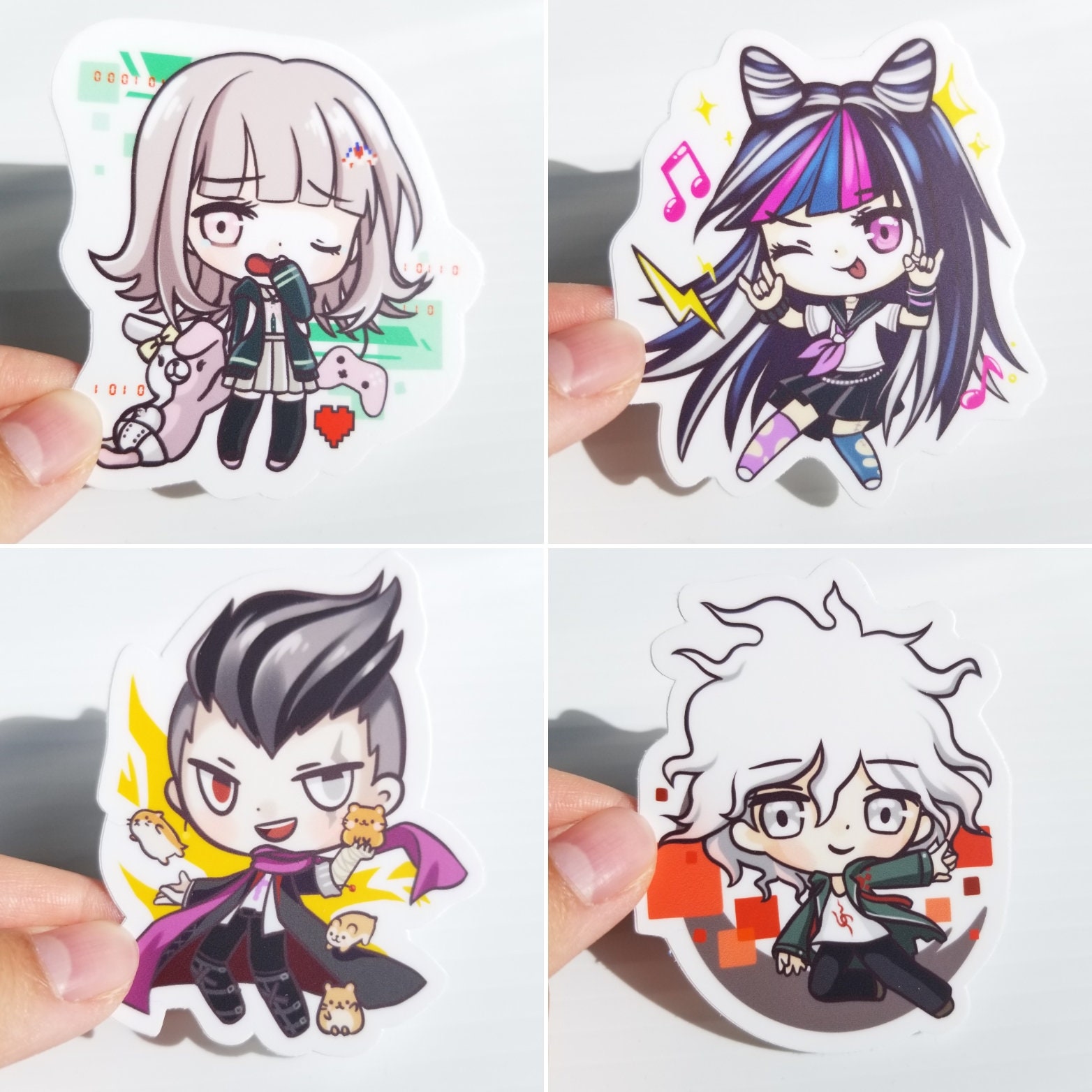 Danganronpa Goodbye Despair Matte Vinyl Sticker Set Chiaki - Etsy