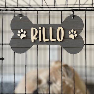 Personalized Wood Crate Sign /personalized Pet Gift / Custom Pet Name ...