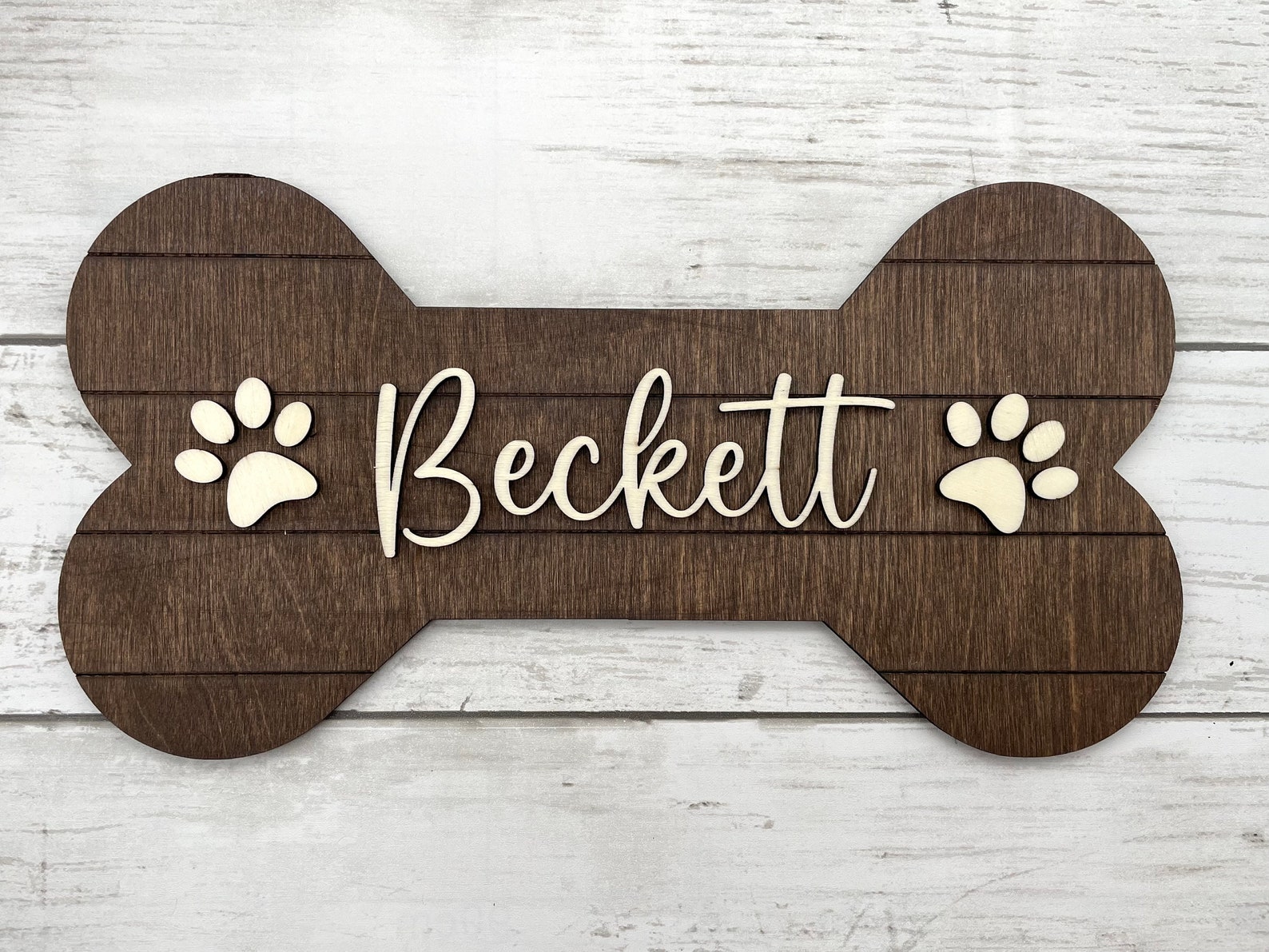 Personalized Wood Crate Sign /personalized Pet Gift / Custom Pet Name ...