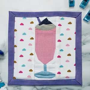 Milkshake Foundation Paper Piecing Pattern - Etsy